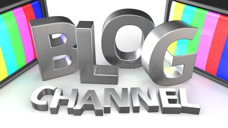 Blog Channel Tvs stock illustration. Illustration of website - 31509340