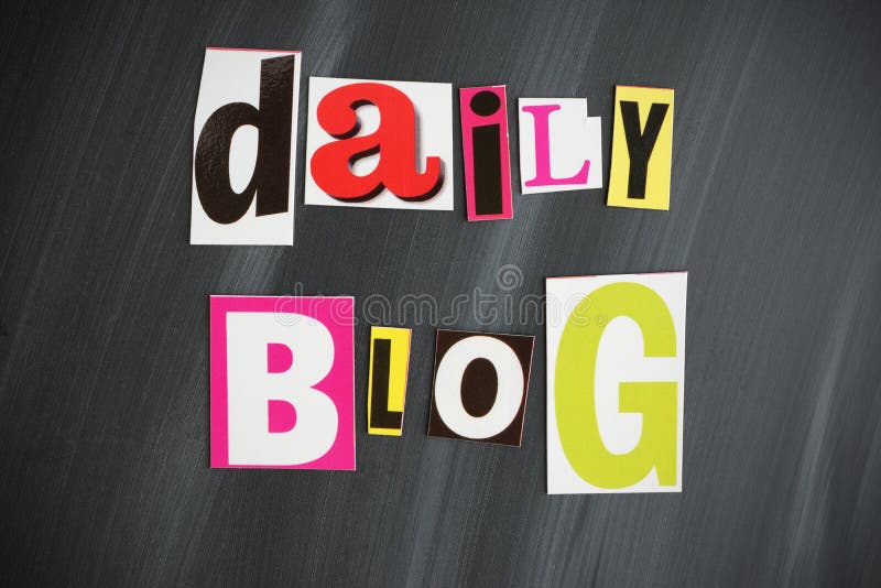 Daily blog stock image. Image of letters, communication - 32427807