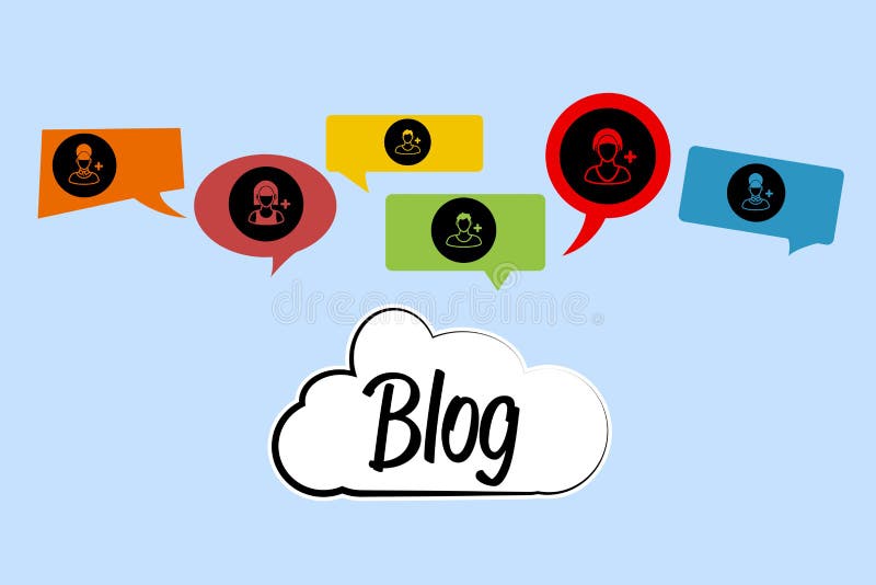 Blog graphics stock illustration. Illustration of sample - 78068381