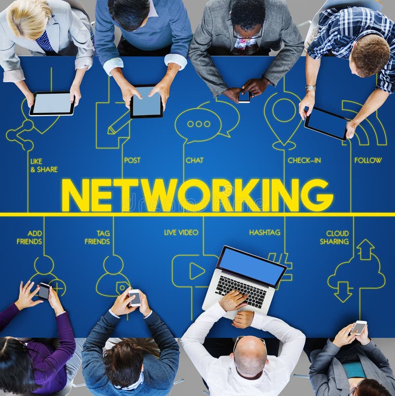 Blog Internet Networking Connect Communication Concept Stock Photo ...