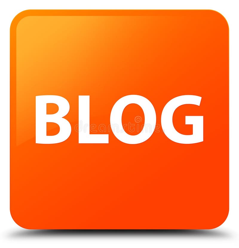 Blog orange stock illustration. Illustration of white - 12726451