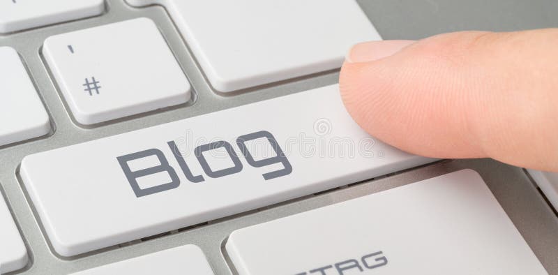 Blog stock photo. Image of office, finger, keypad, blog - 118766576