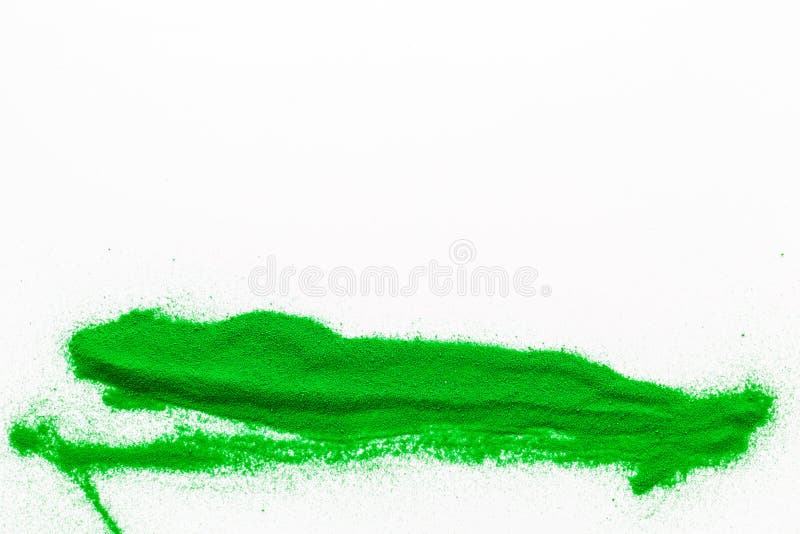 Blog or Presentation Background with Green Sand Texture on White ...
