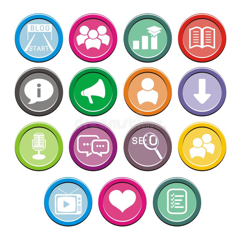 Arrow buttons stock vector. Illustration of network, icon - 26735496