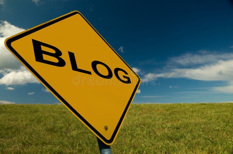 Blog Sign stock illustration. Illustration of friend, existence - 6173402