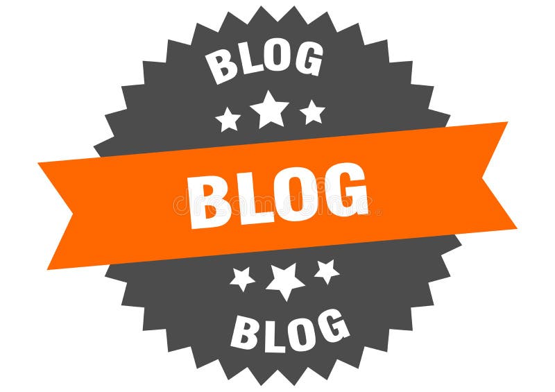 Blog Sign. Blog Circular Band Label. Blog Sticker Stock Vector ...