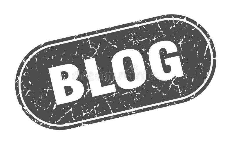 Blog Sign. Blog Circular Band Label. Blog Sticker Stock Vector ...