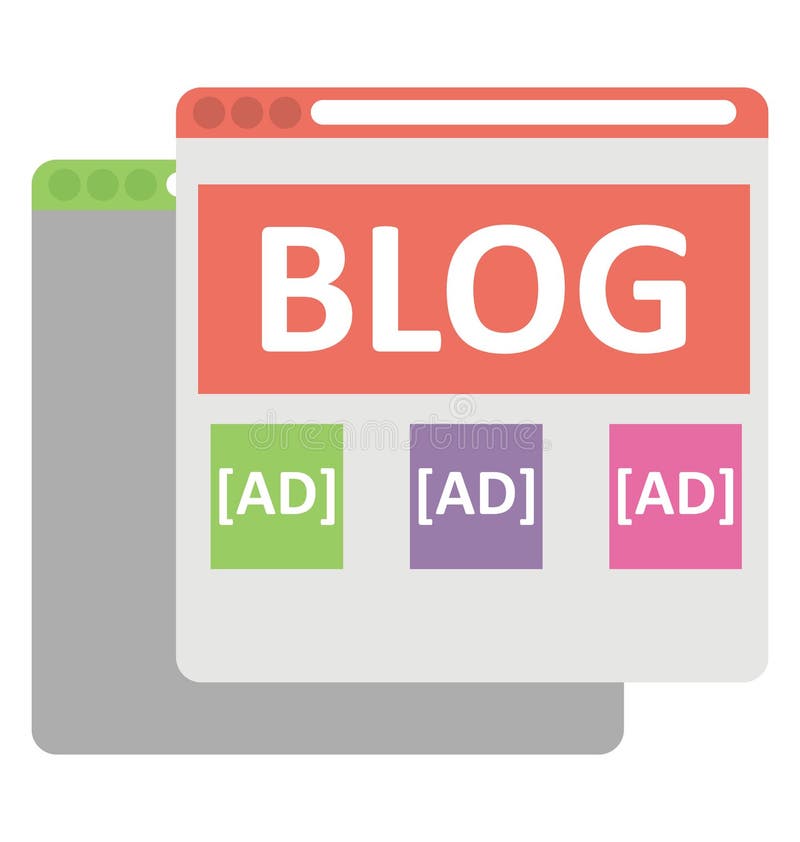 Blog Site Isolated Vector Icon that Can Be Easily Modified or Edit ...