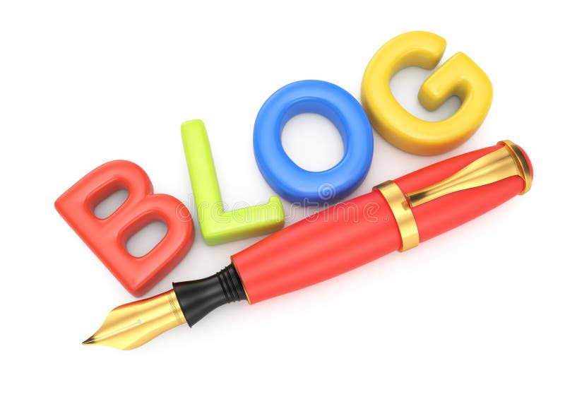 Blog symbol stock illustration. Illustration of business - 37733431