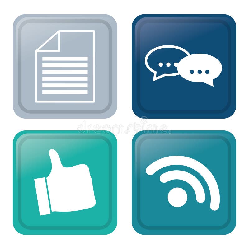 Blog and technology stock vector. Illustration of connection - 65890103