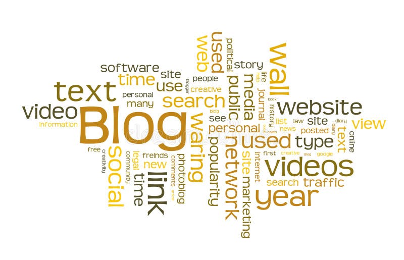 Blog word cloud stock vector. Illustration of abstract - 27203447