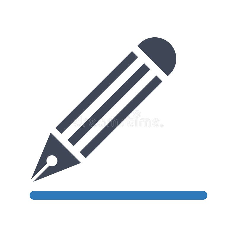Blog writing icon stock vector. Illustration of blogging - 163364631