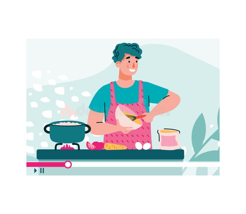 Culinary Vlogger Stock Illustrations – 277 Culinary Vlogger Stock ...
