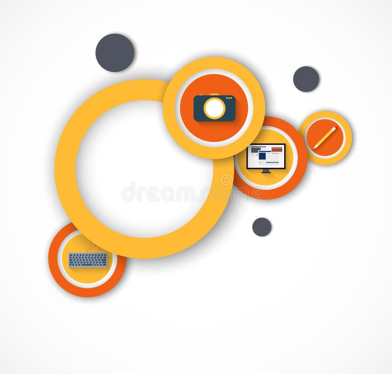 Blogging background stock vector. Illustration of flat - 42420655