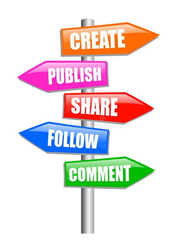 Microblogging Icons Stock Illustrations – 254 Microblogging Icons Stock ...