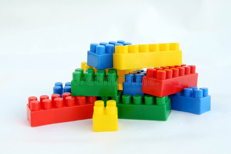 Blokken stock afbeelding. Image of speelgoed, kind, concentratie - 3188711