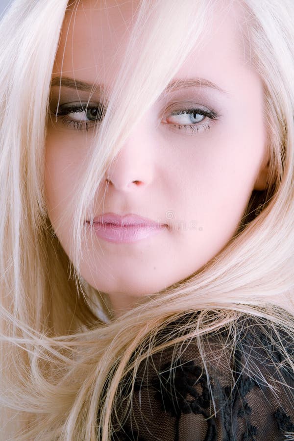 Blond stock photo. Image of beauty, hair, girl, head, model - 7814740