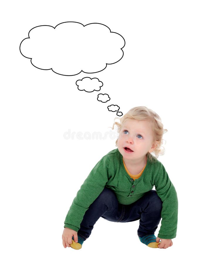 Baby Thinking Pictures