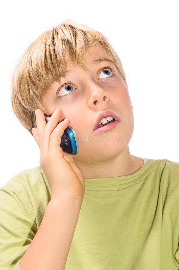 Cellphone Tween stock image. Image of adolescent, communication - 1704873