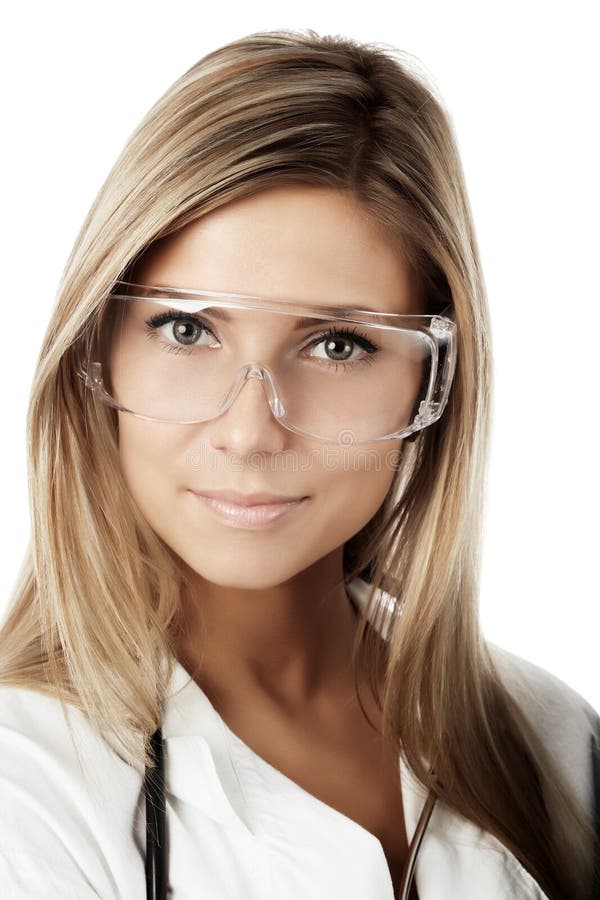 Blond doctor stock image. Image of girl, professional - 7955173
