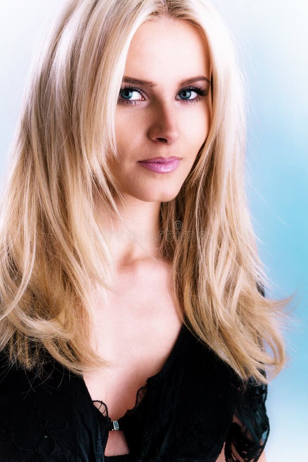 Blond portrait stock image. Image of beauty, beautiful - 8034431