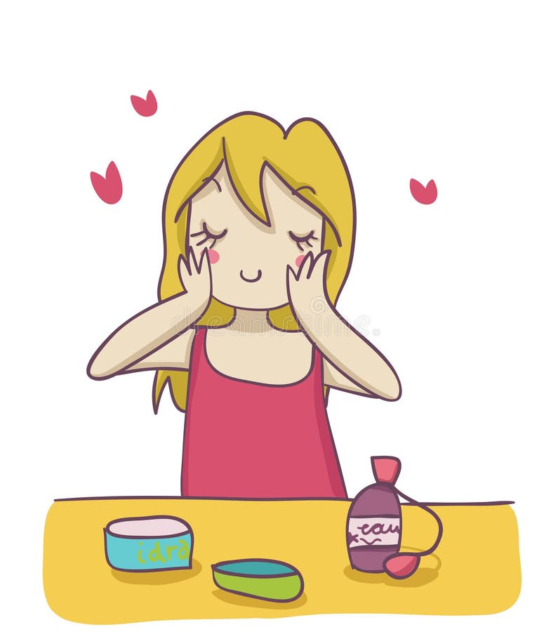 Girl Moisturizer Stock Illustrations – 4,865 Girl Moisturizer Stock ...