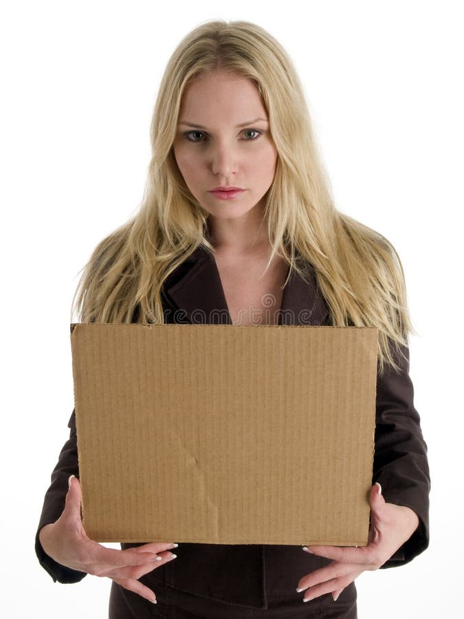 Homeless Man Holding Cardboard Sign Stock Photo - Image of hair ...