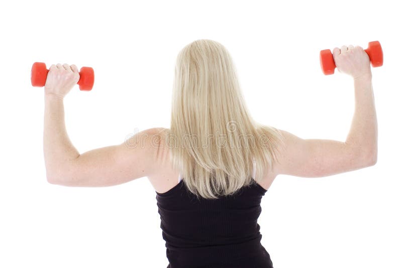 Blonde with back curls stock photo. Image of girl, female - 11438530