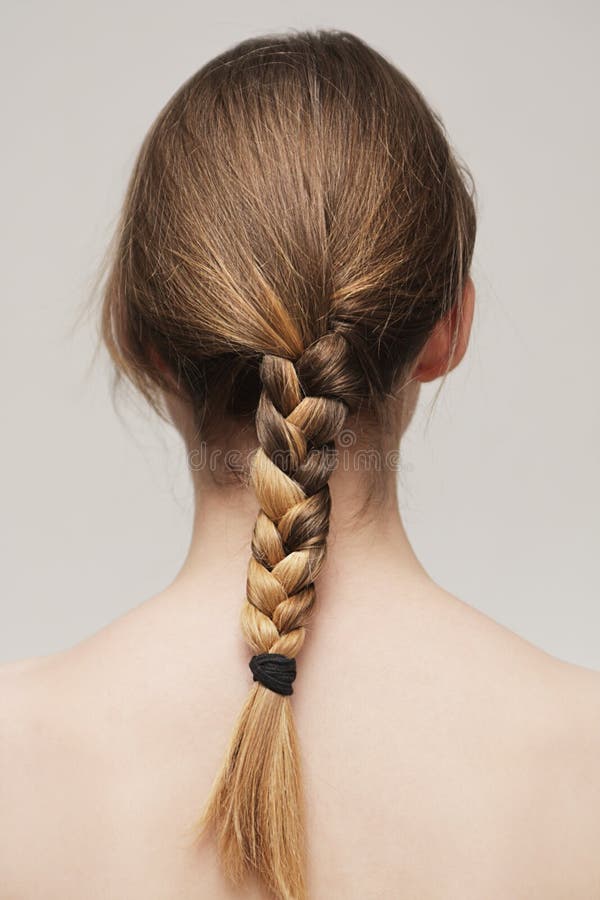 Blonde braid stock photo. Image of back, braid, long - 35126820