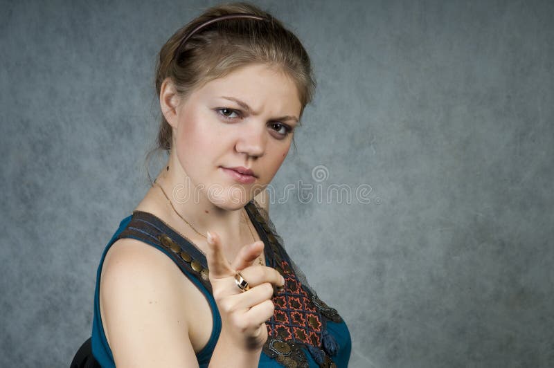Mann Der Eine Ruhige Geste Horizontal Macht Stockbild Bild Von