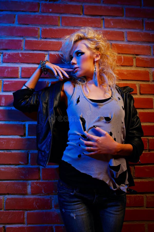 Glam Rock Rocker Outfit Shiny Stock Photos - Free & Royalty-Free Stock ...