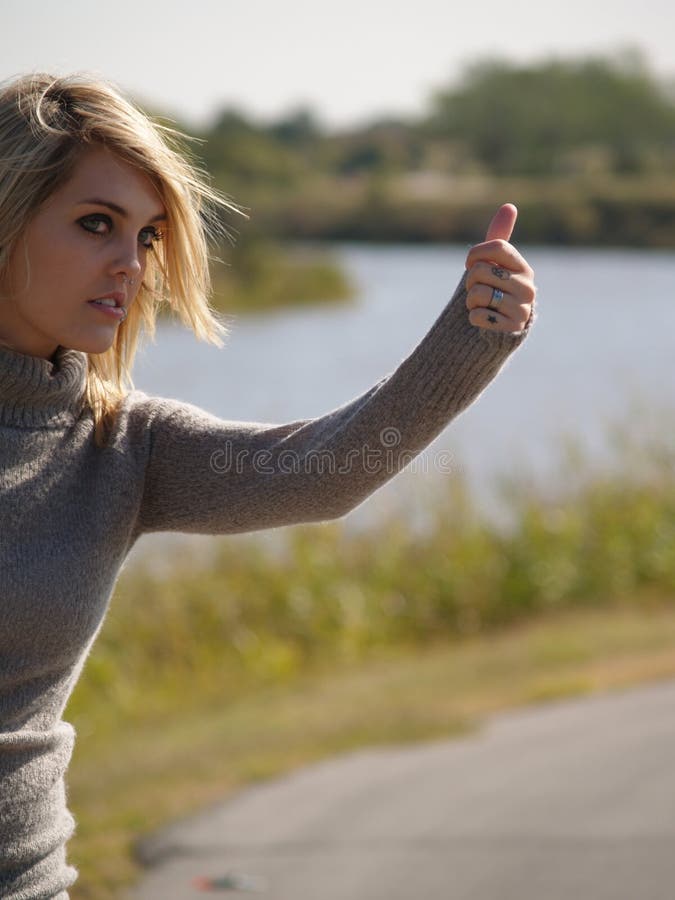 Blonde Hitch Hiker Picture Image 2205491