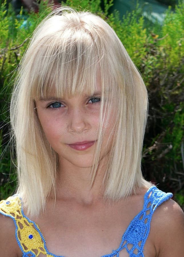 Blonde Katya stock photo. Image of child, hair, childhood - 1227772