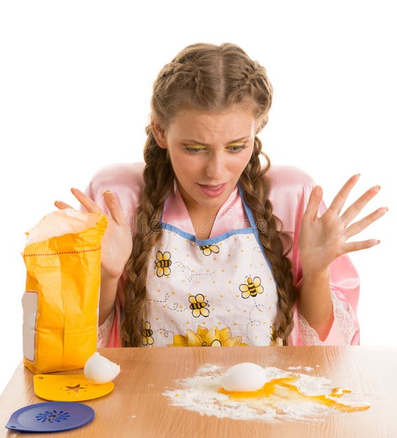 Blonde smashed egg stock photo. Image of adult, blondy - 33777676