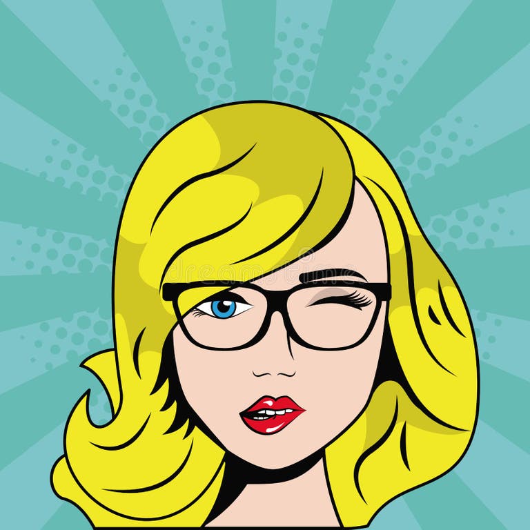 Pop Art Wink Stock Illustrations 208 Pop Art Wink Stock Illustrations