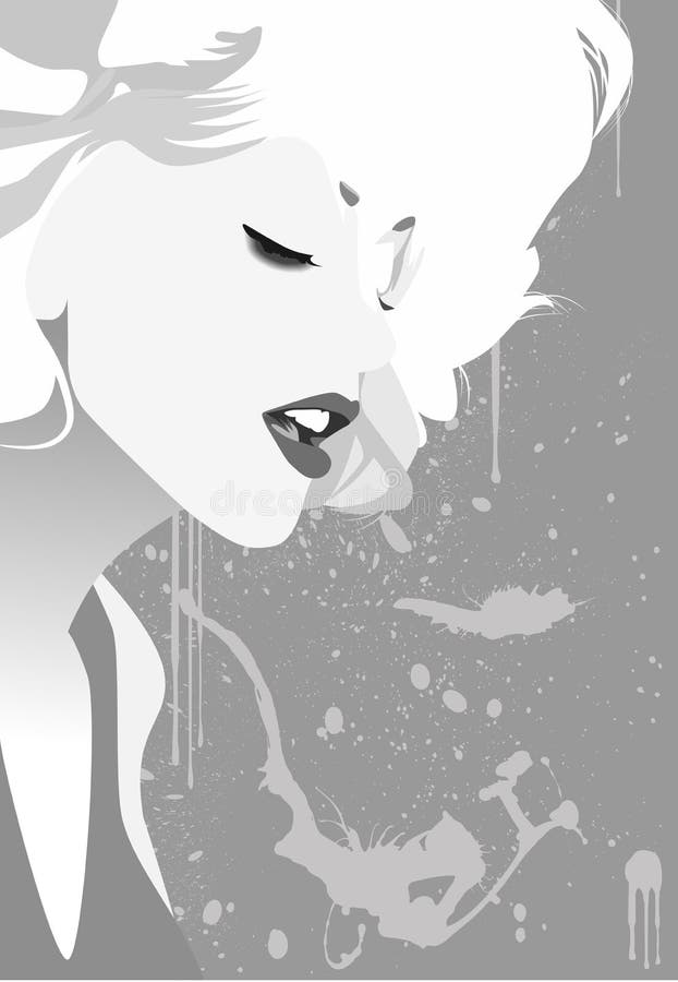 Blondie stock vector. Illustration of femininity, blond - 3738864