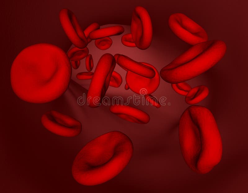 Blood 3d stock illustration. Illustration of vascular - 11460304