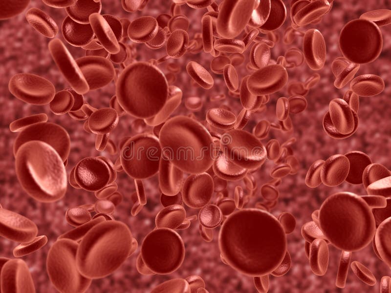 Heart Shaped Blood Cells stock illustration. Illustration of blood ...