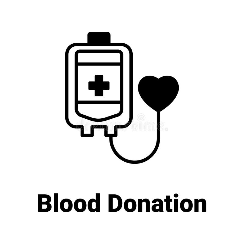 Blood Bank Vector Icon Easily Modify. Stock Vector - Illustration of ...