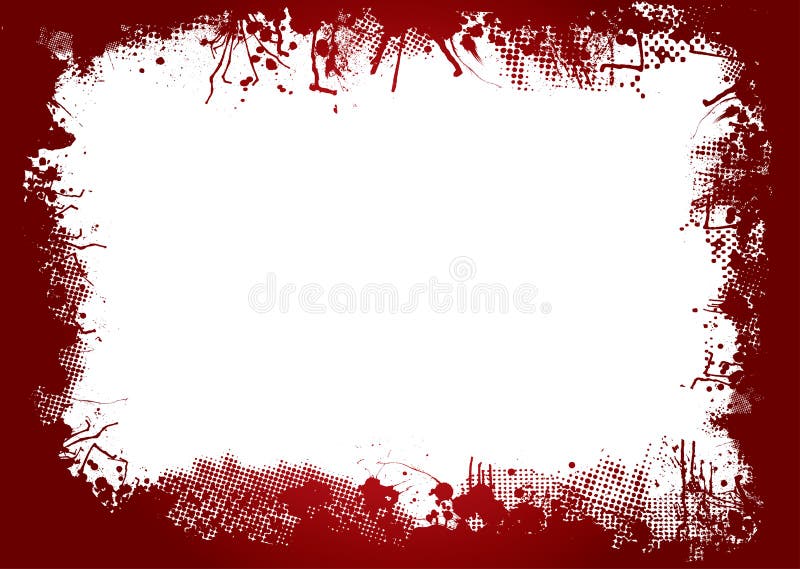 Blood border stock vector. Illustration of drip, border - 4860374