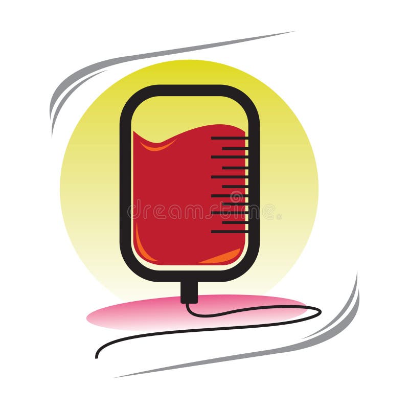 Blood Bottle and Plasma Mock Up Realistic Transparent Test Tube Plastic ...