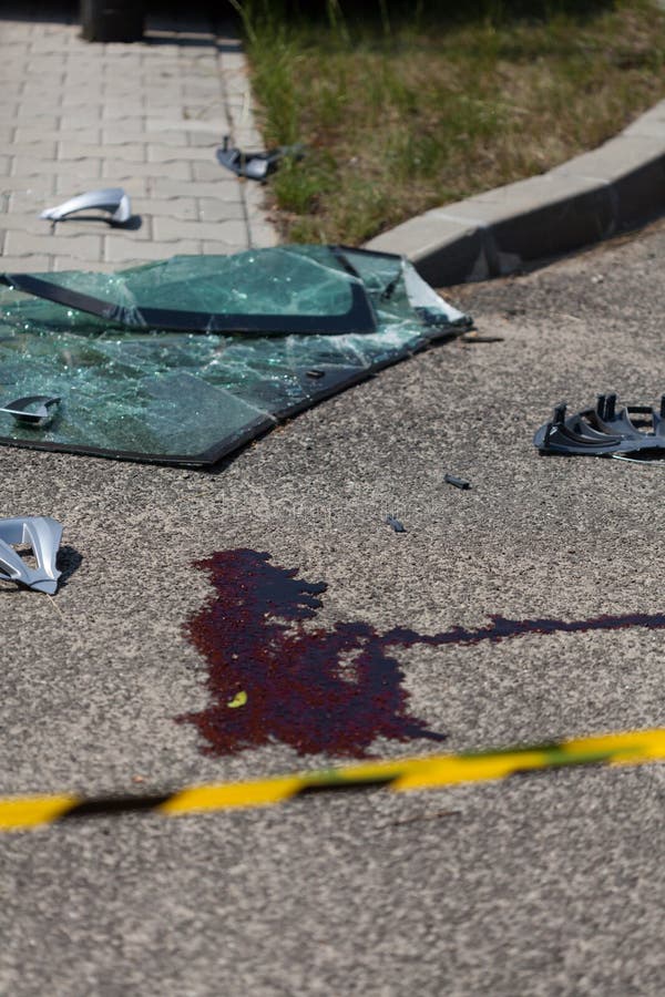 Blood and car parts stock photo. Image of danger, dangerous - 46450734