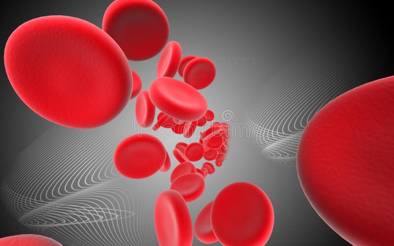 Blood cell stock illustration. Illustration of cell, digital - 12075879