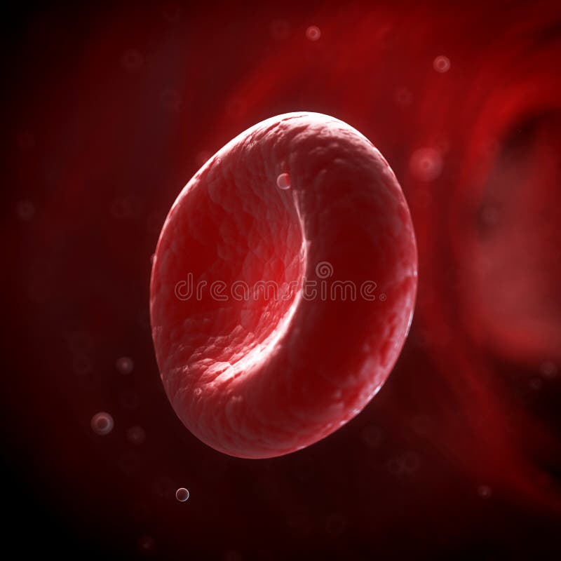 Blood cell - close up stock illustration. Illustration of bloodcell ...