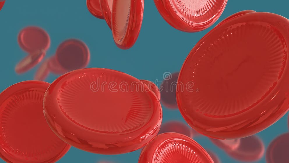 The Blood Cell for Health or Sci Concept 3d Rendering Stock ...