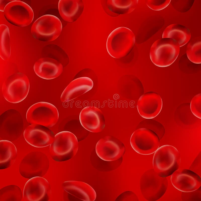 Blood cells stock illustration. Illustration of organic - 7618999
