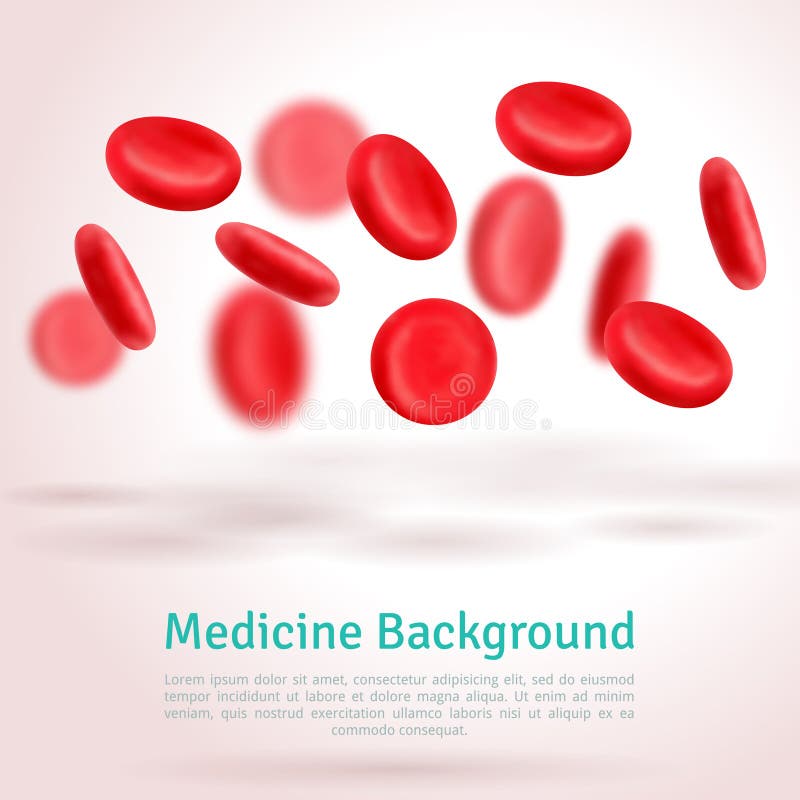 Blood Cells. Medical Background Stock Vector - Illustration of ...