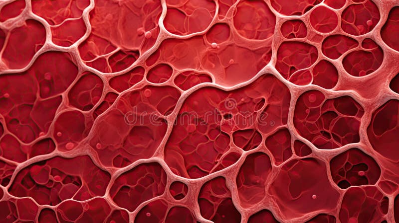 Blood Cells Under the Electron Microscope. Texture, Background ...