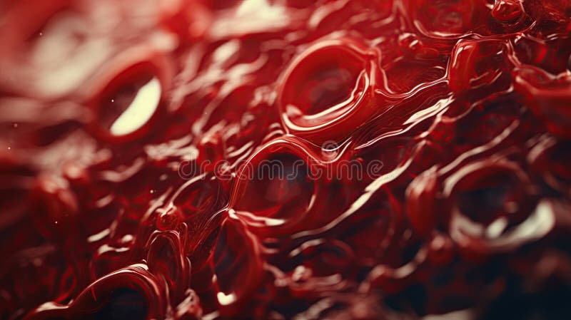 Blood Cells Under the Electron Microscope. Texture, Background ...
