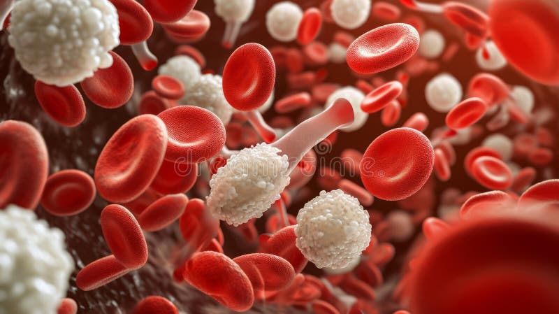 Platelets Under Microscope